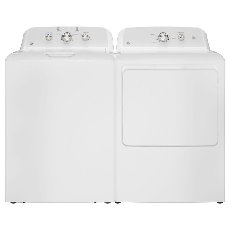 GE Appliances 4.3 cu. ft. Top Load Washer with Stainless Steel Basket, Cold Plus and Water Level ...